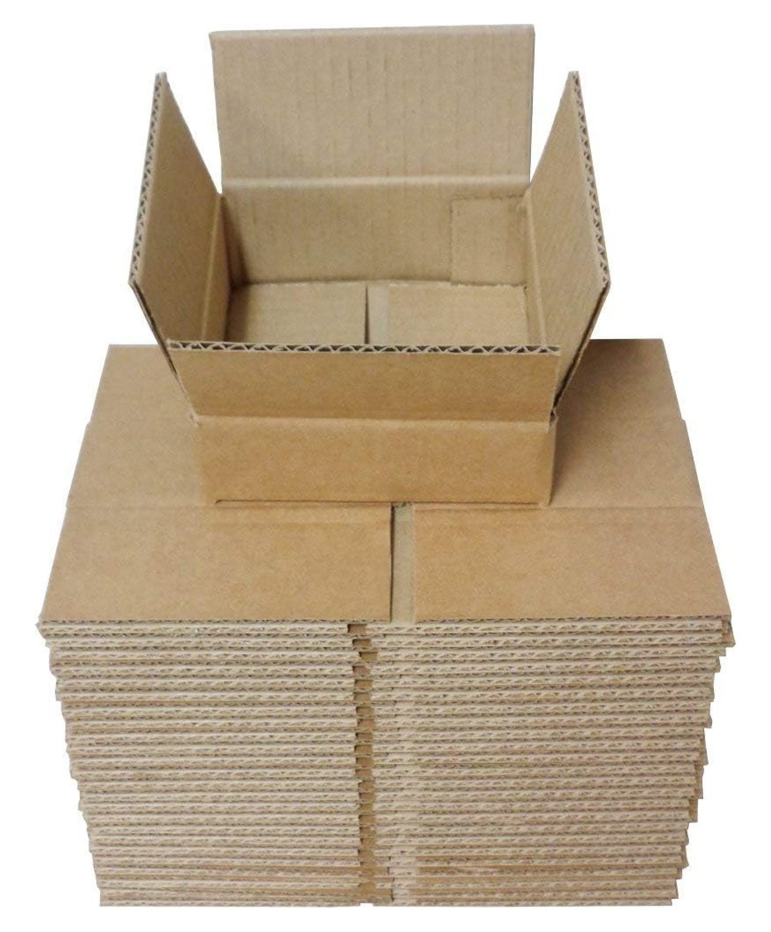(25) Brown Cardboard Storage Shipping Boxes - Each Holds 5 - CDBC05 ...