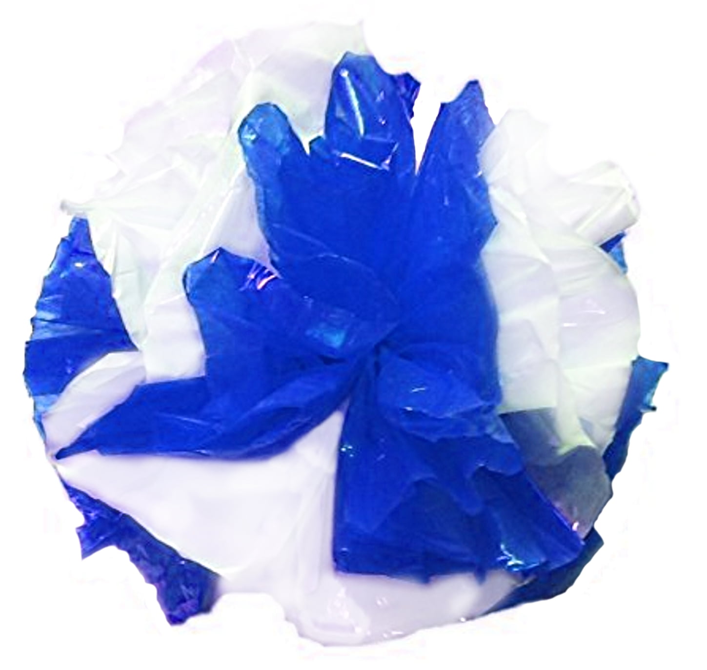 25 Car Limo wedding Decoration Plastic Pom Poms Flower 4" - royal blue ...