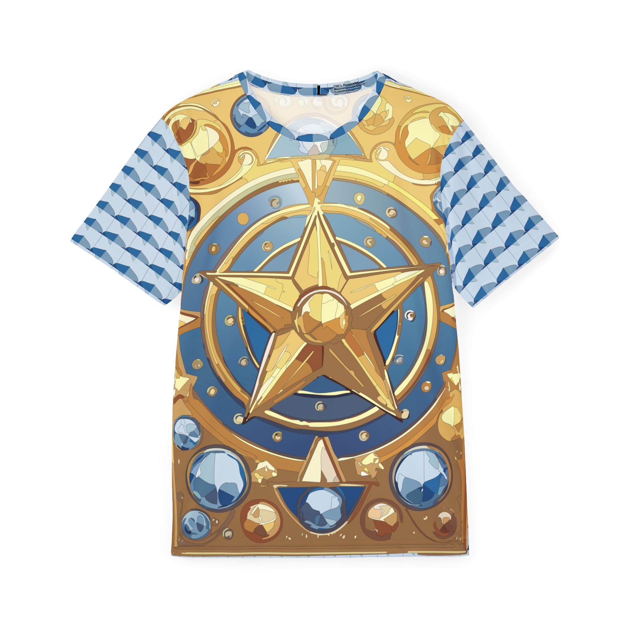 25-Card Deck Graphic T-Shirt, Art Design Poly Shirt, All Over Print ...