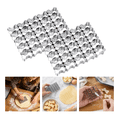 25 Cavity Dog Bone Cracker Cutter, Non-stick Cracker Cutter Mini Dog ...