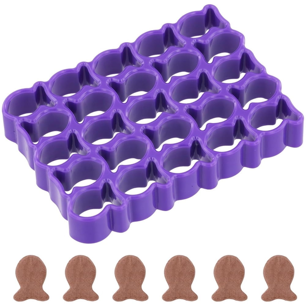 25 Cavity Fish Shaped Molds,Plastic Goldfish Cracker Cutters,Small ...