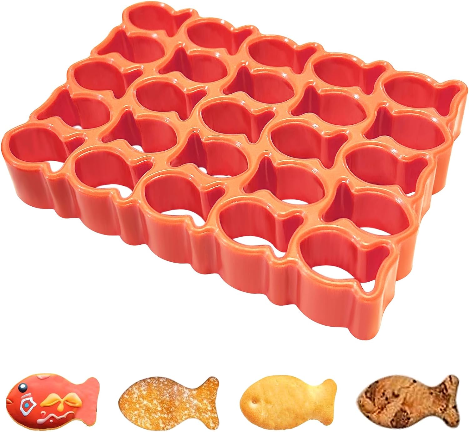 25-Cavity Mini Dog Bone Cracker Cookie Cutter, Mini Plastic Bone ...