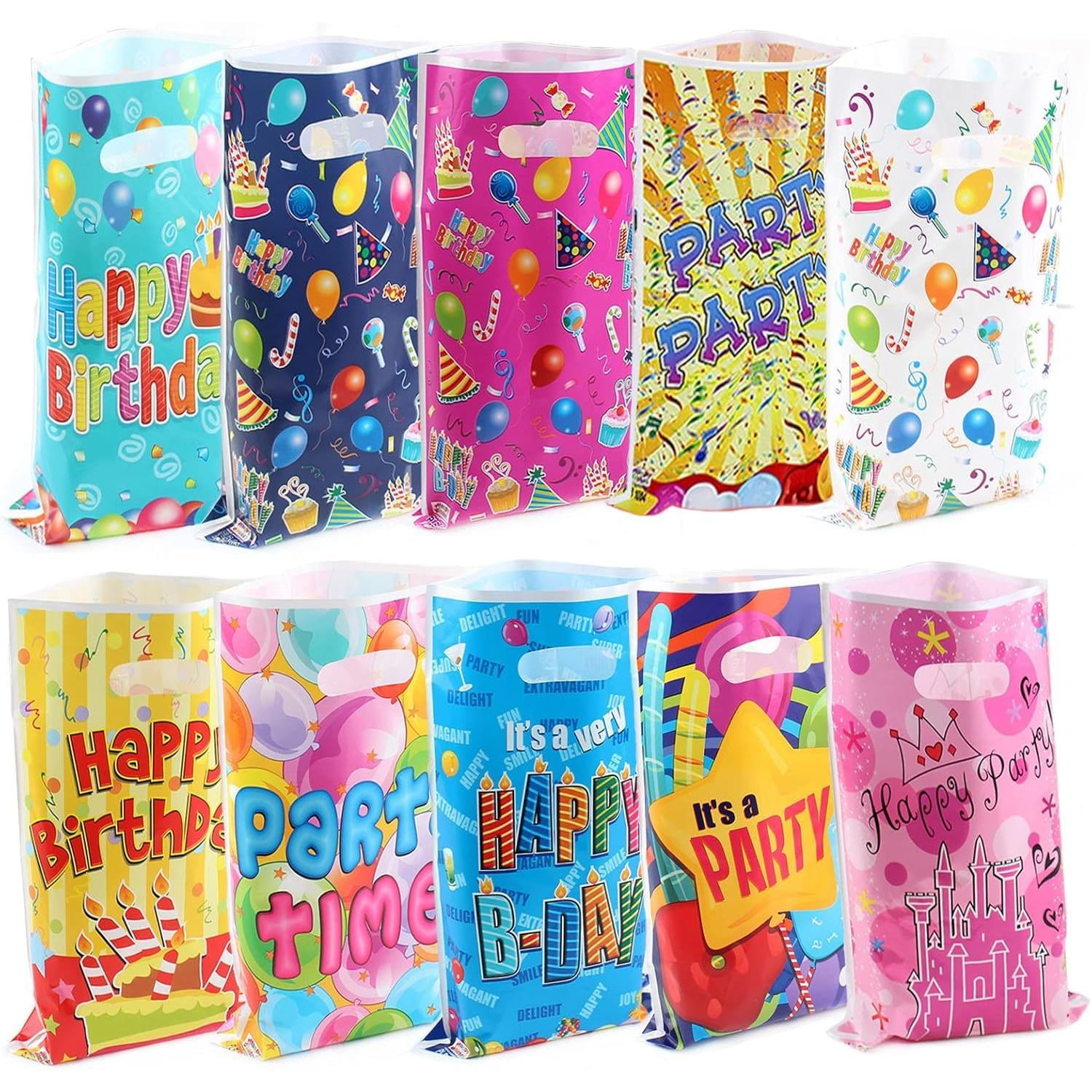 25 Children's Party Gift Bags, Birthday Candy Bags, Children's Birthday ...