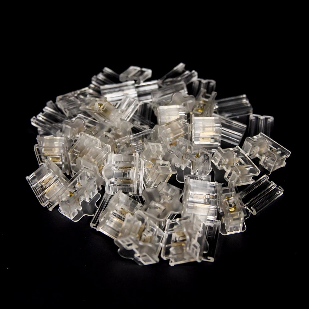 EZLS 25 Pack Clear Female Inline SPT-1 Zip Plug, Vampire Plug, Gilbert ...