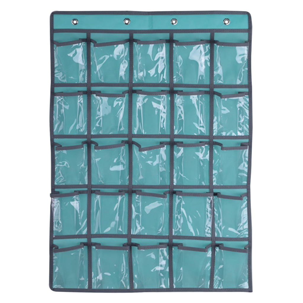 25 Clear Pockets Classroom Pocket Chart For Teacher Cell Phones Holder ...