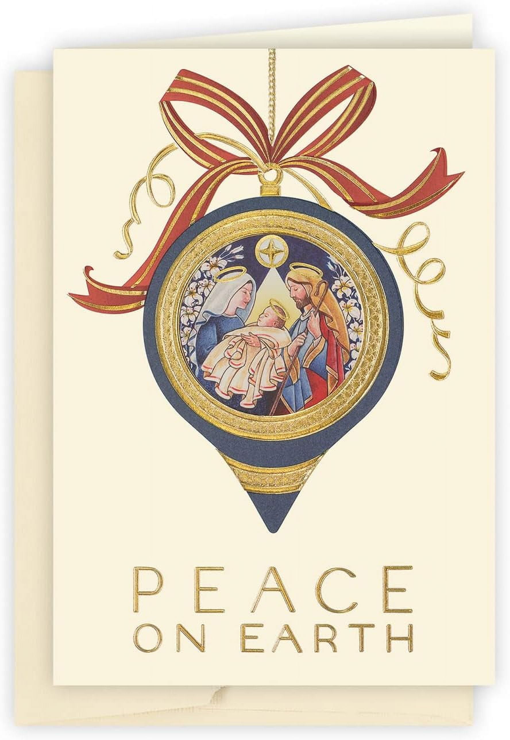 25 Count Card Pack, Religious Christmas Cards with Lined Envelopes ...