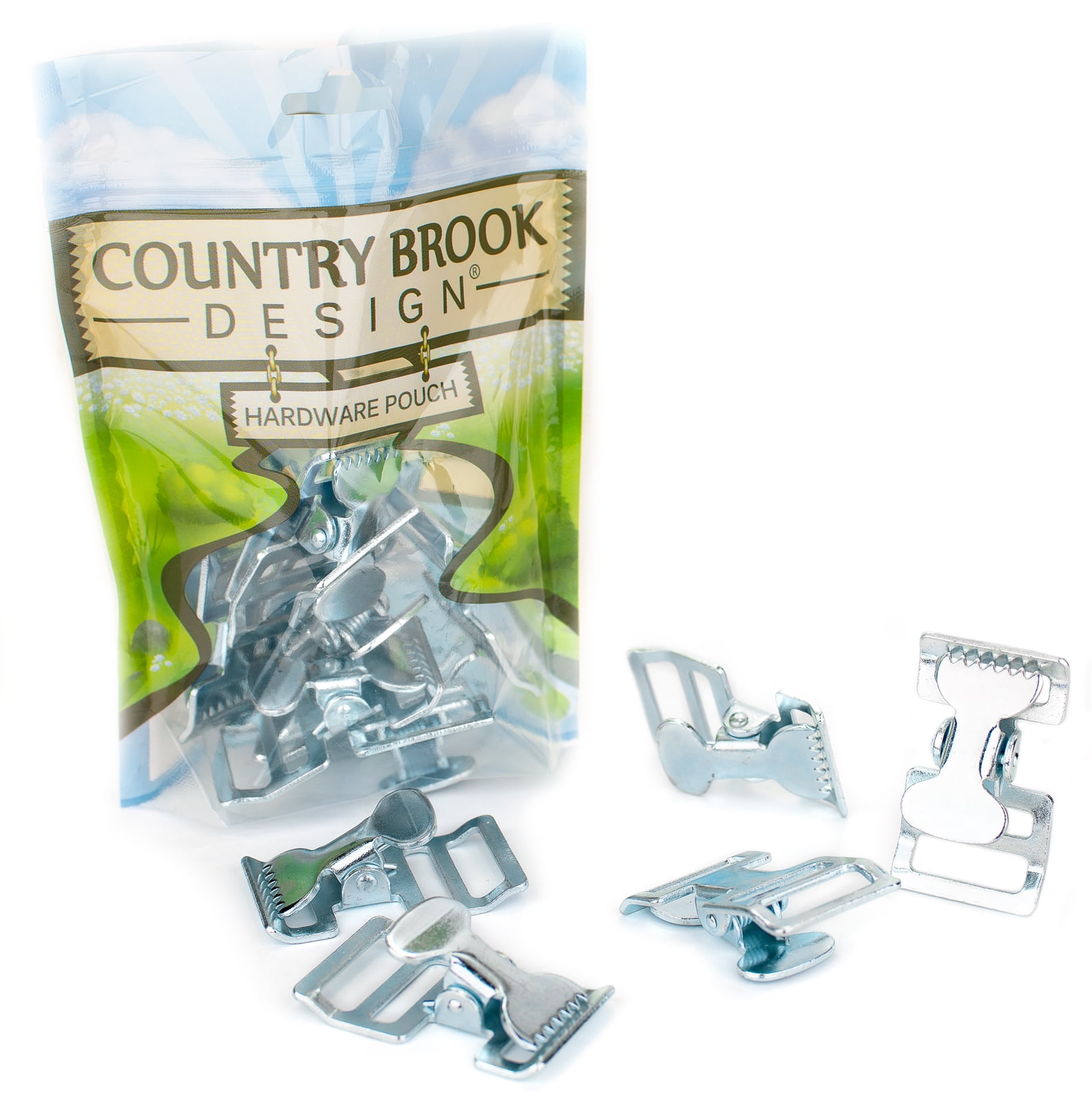 25 - Country Brook Design - 1 Inch Zinc Plated Alligator Clip Spring ...