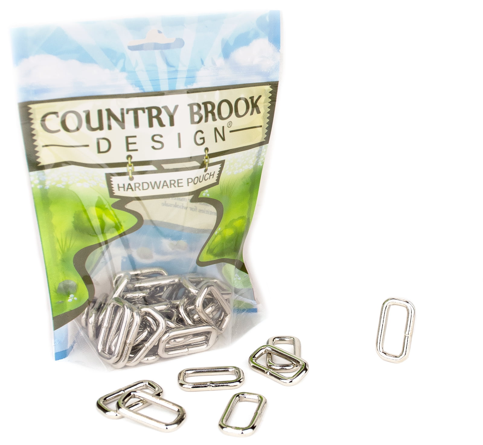 25 - Country Brook Design® 1 inch Heavy Welded Rectangle Rings ...