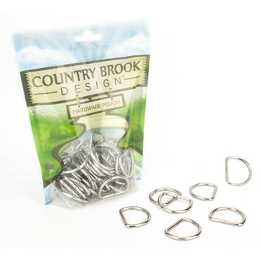 Dritz 1" D-Rings, Silver, 24 pc - Walmart.com