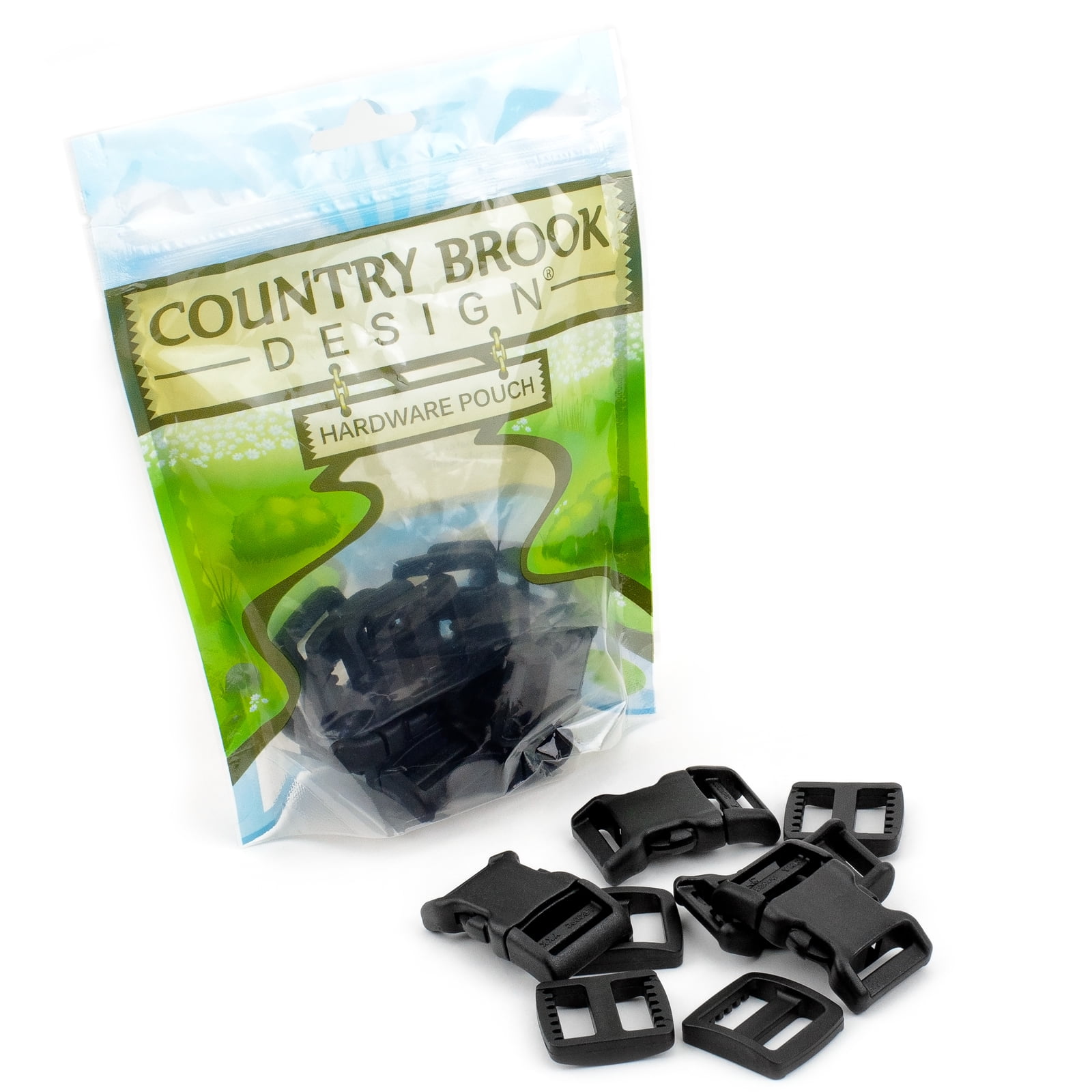 25 - Country Brook Design® 3/4 inch Black Contoured Side Release Buckle ...