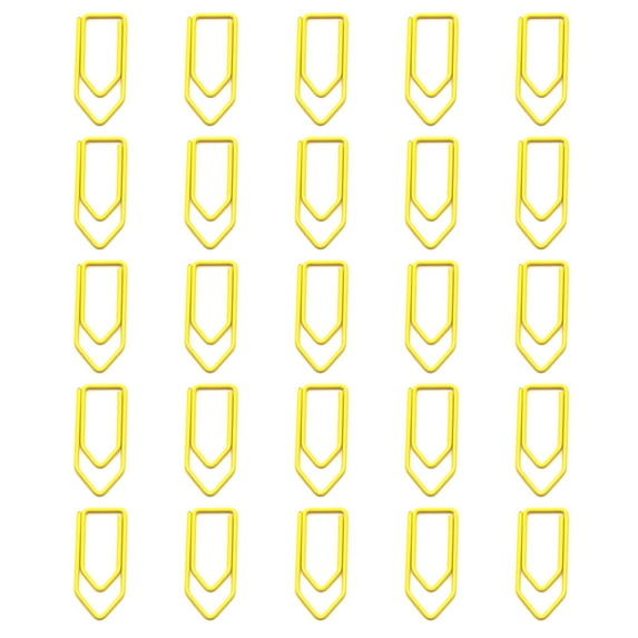 25 Crayon-Shaped Metal Clips: Colorful Office & School File Organizers with Bookmarking ...