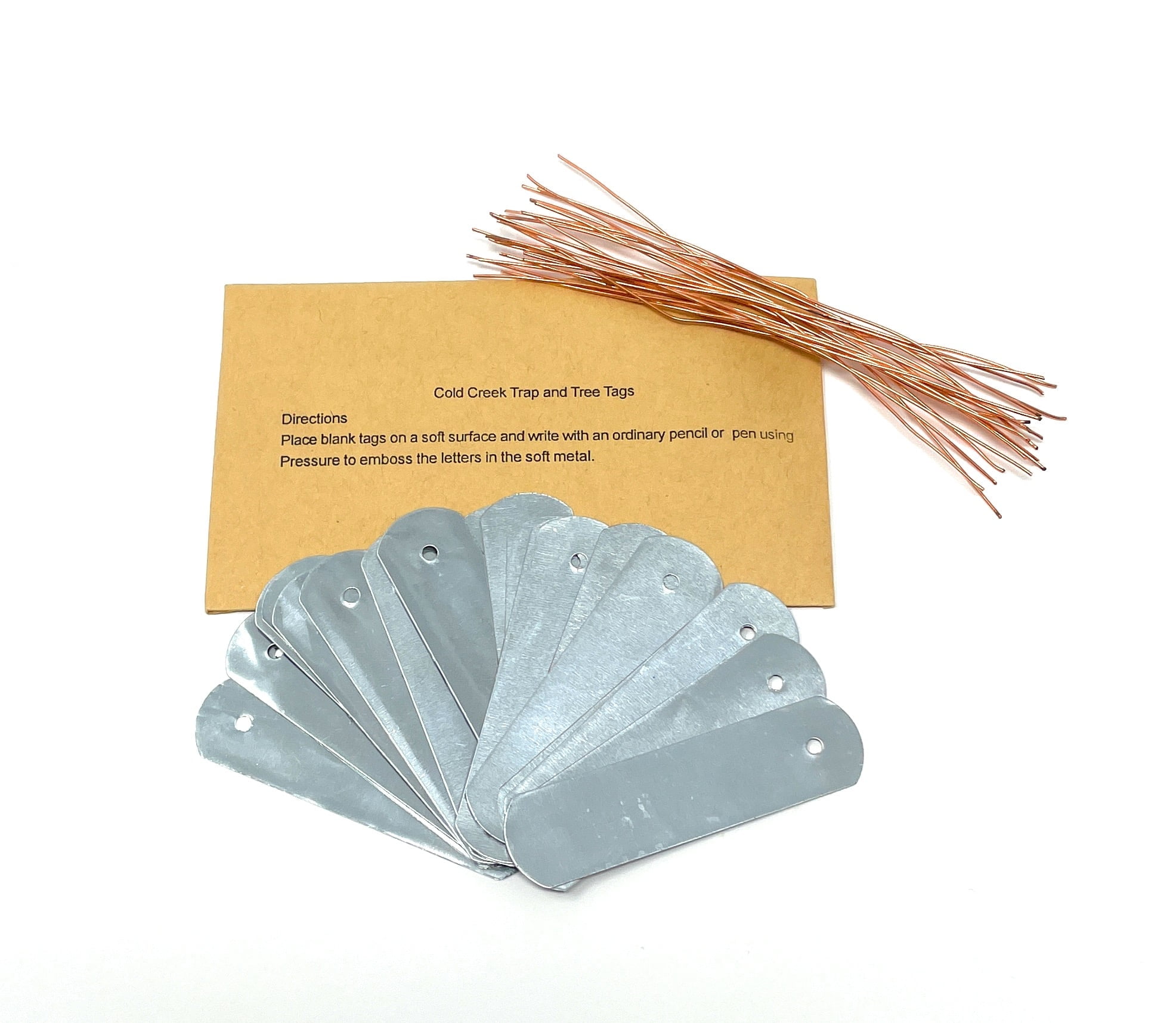 25 Ct ~ Metal Tags for Plant Labels, Garden Markers, Writeable ...