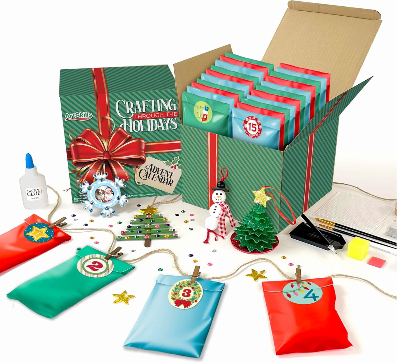 25 Day Christmas Craft Advent Calendar 2025, Crafting Through the ...