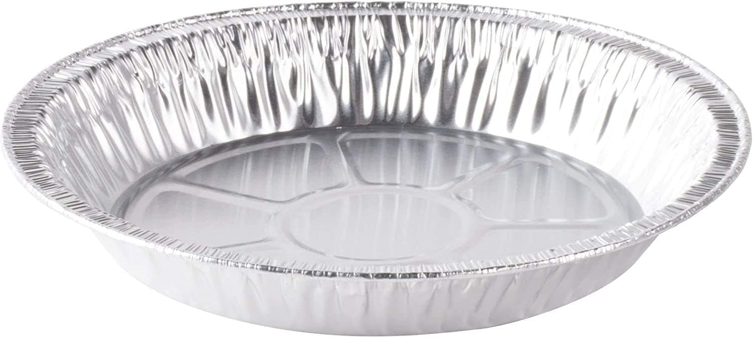 25 Disposable 9-inch Aluminum Foil Pie Pans; Baking Tins for Pies ...