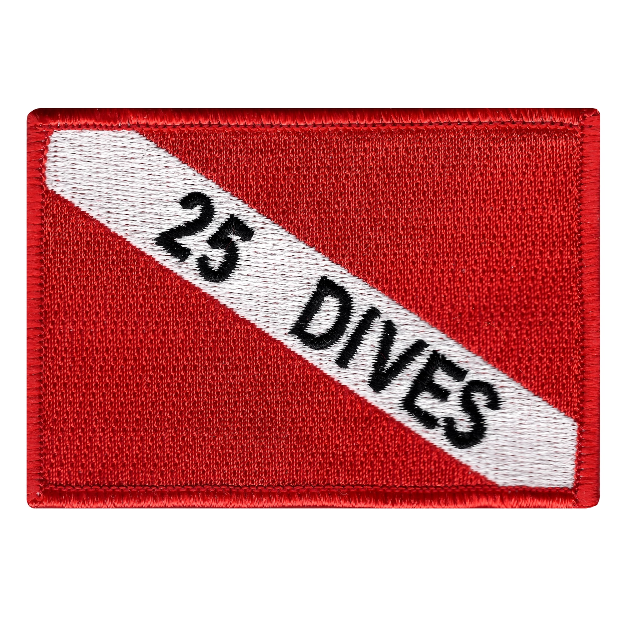 25 Dives Embroidered Iron-on Scuba Diving Flag Patch - Walmart.com