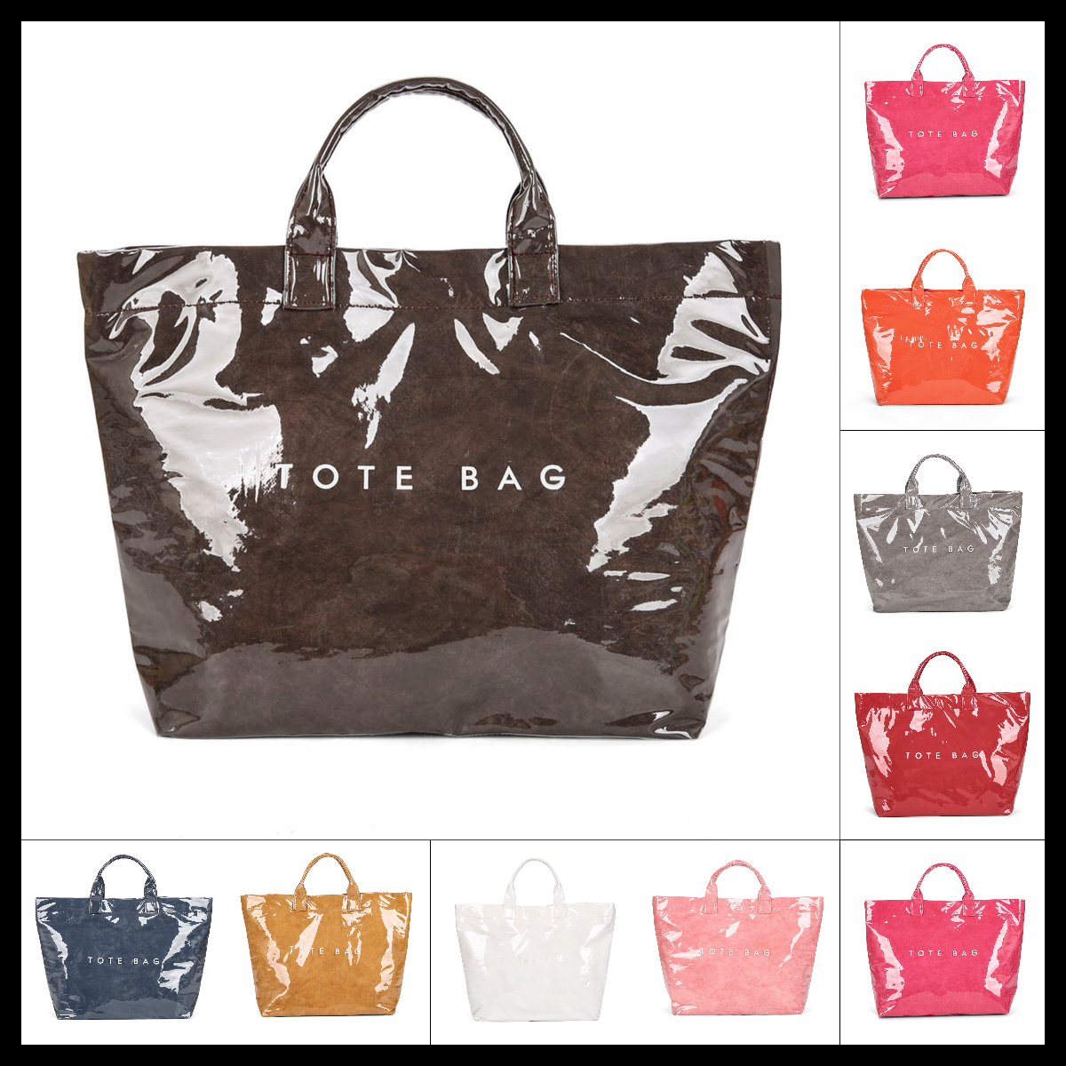 Under 25 Dollars Tote Brown Bag for Women Large Plastic Tote Bag for ...