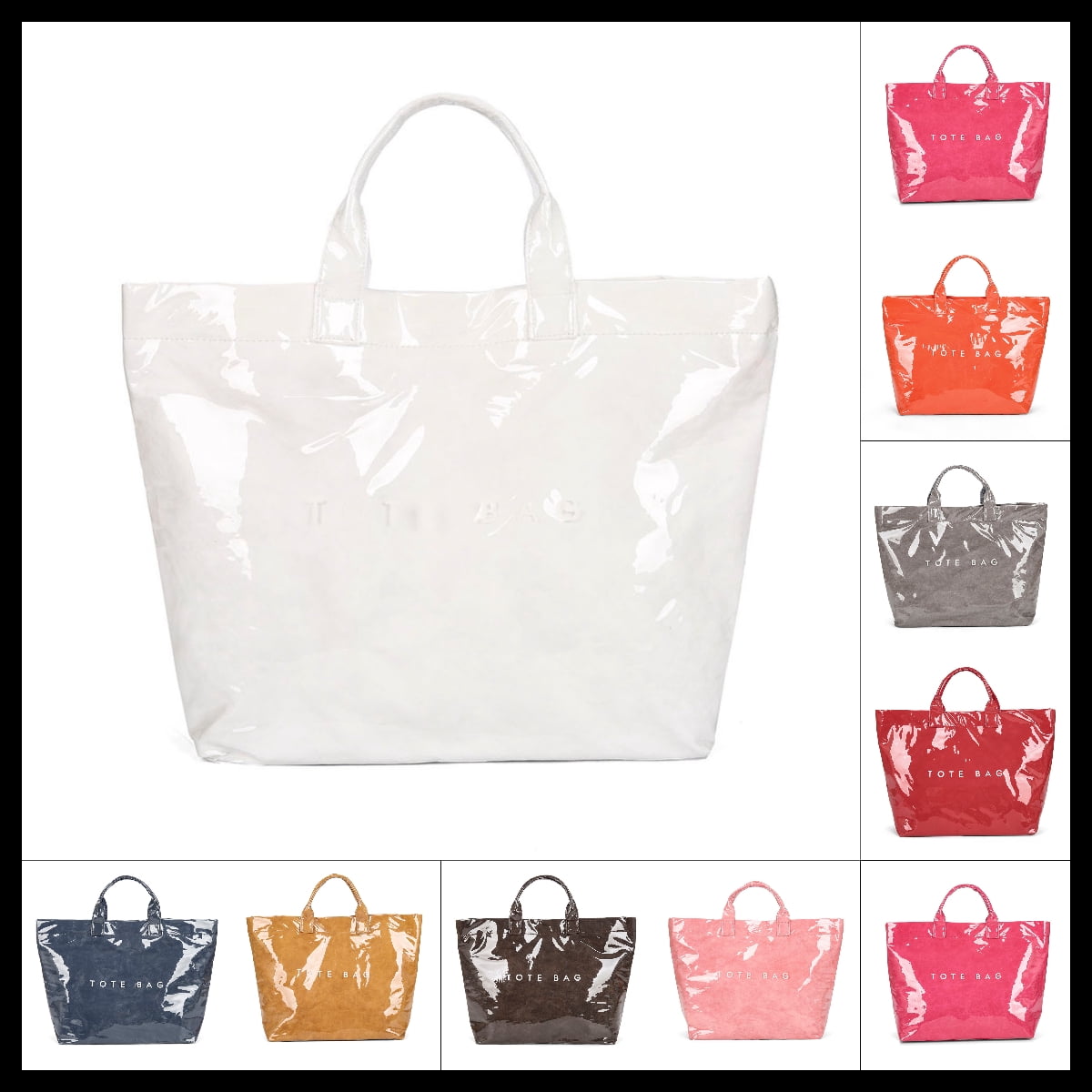 Under 25 Dollars Tote White Bag for Women Large Plastic Tote Bag for ...