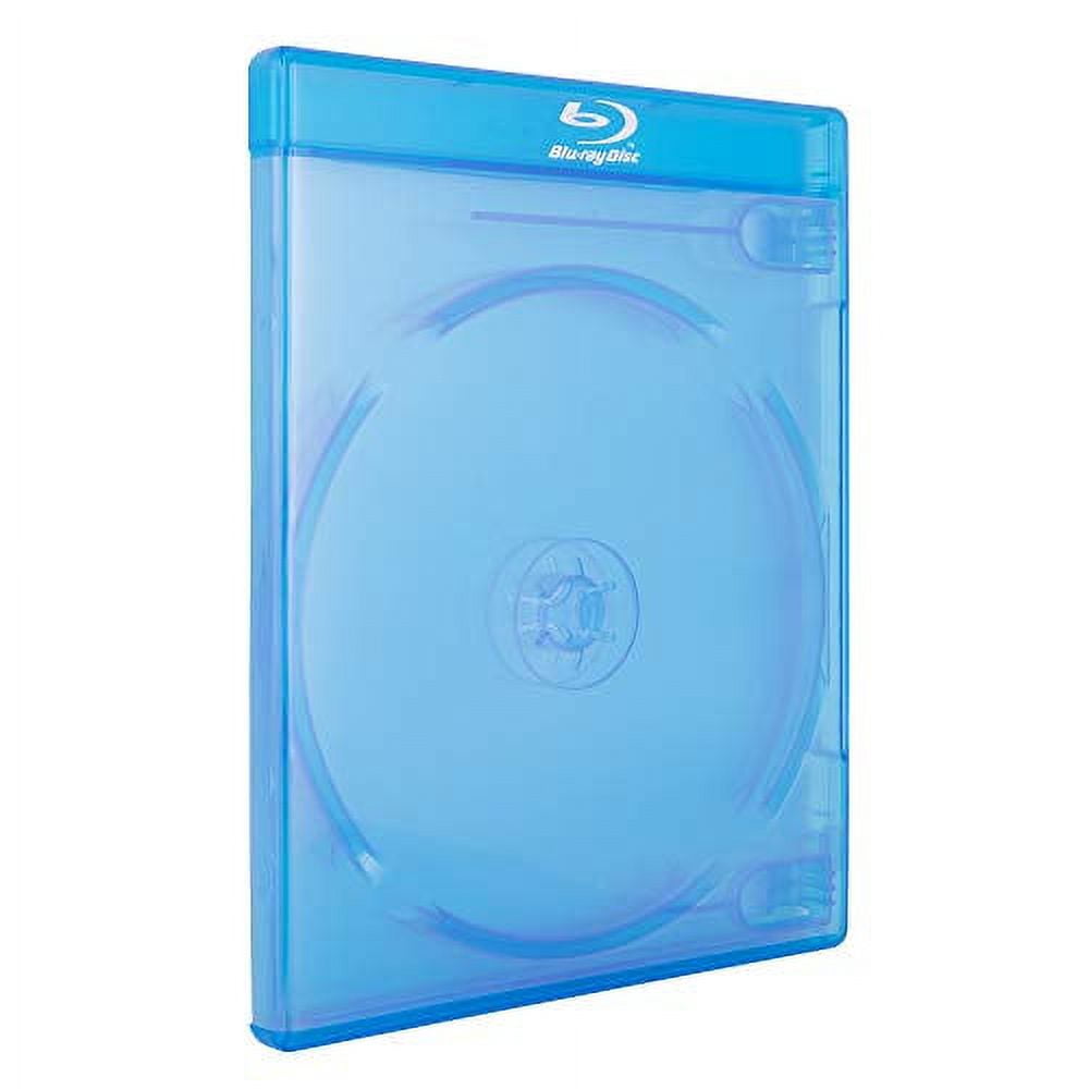 25 Double 2-Disc Blu-Ray Cases in 12mm Standard Thickness with Silver Screen Printed Logo (25 ...