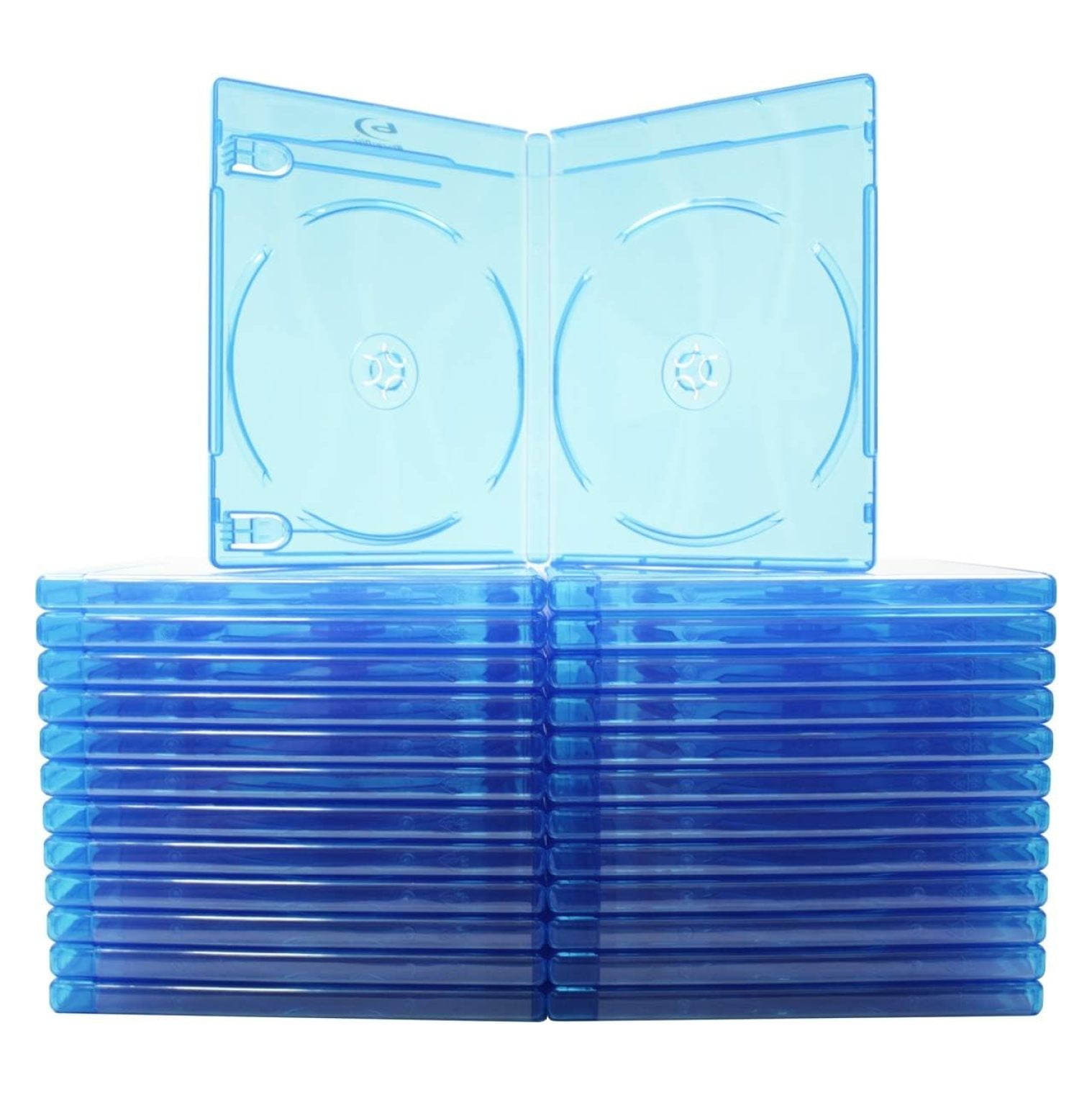 (25) Empty Standard DOUBLE Blue Replacement Boxes / Cases for Blu-Ray ...