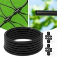 25 FT 1/2 Inch Drip Irrigation Tubing Kit with Quick Connectors and 4 ...