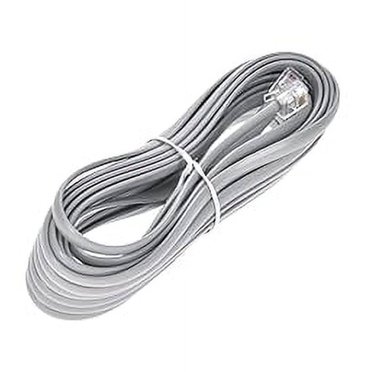StarTech.com RJ25FT 25ft RJ11 Telephone Modem Cable - Gray - Walmart.com