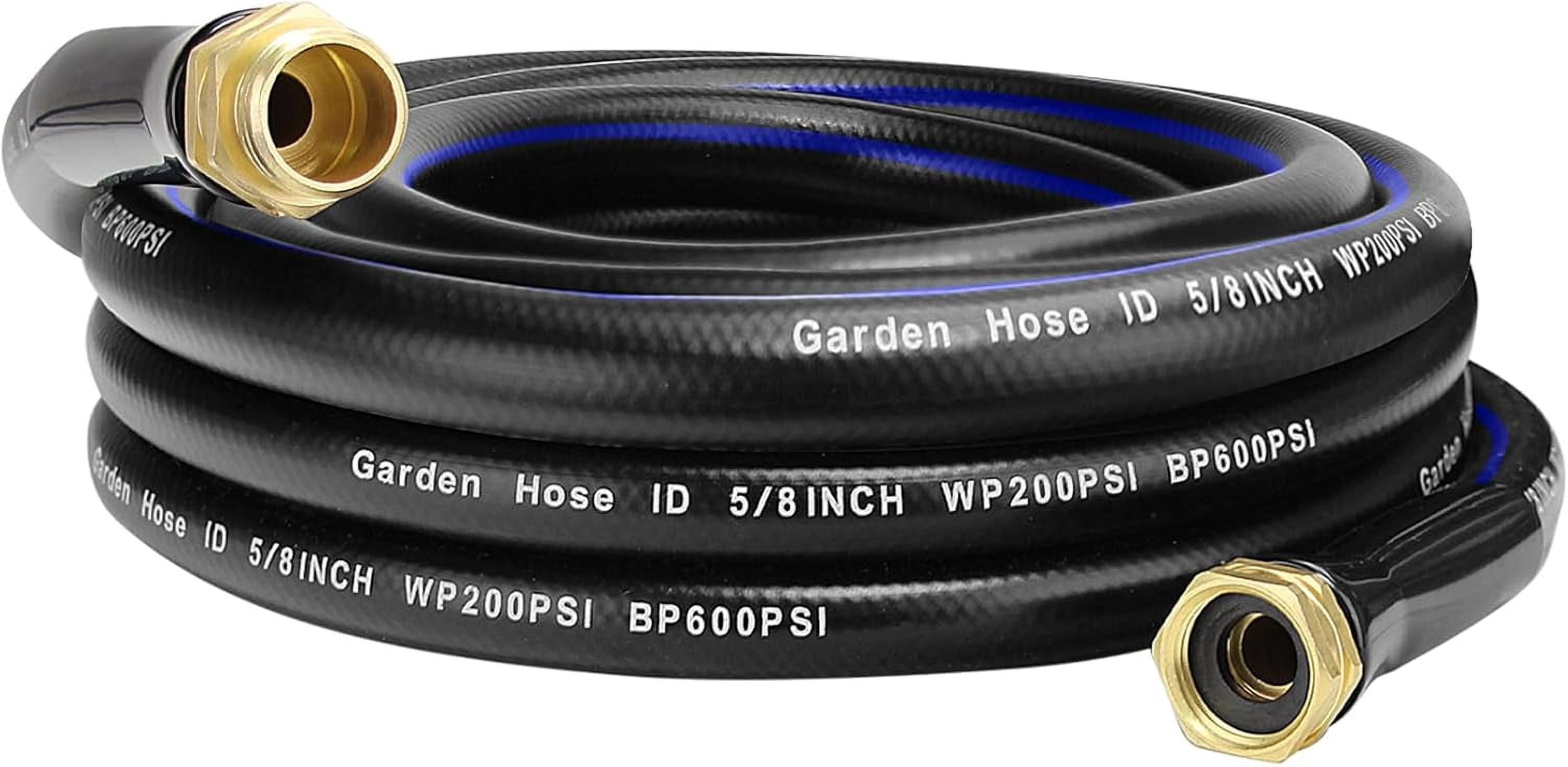 25 FT Garden Hose, Flexible No Kink Heavy Duty Garden Water Hose Flex ...