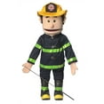 25" Peach Male Fireman Full Body Ventriloquist Style Puppet with ...