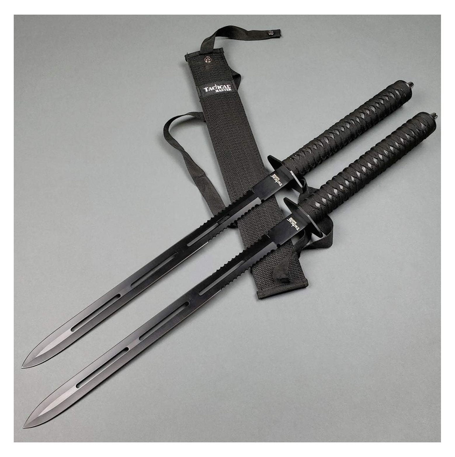 25" Fixed Blade Machetes Set. Spear Stainless Steel Blade. for Camping ...