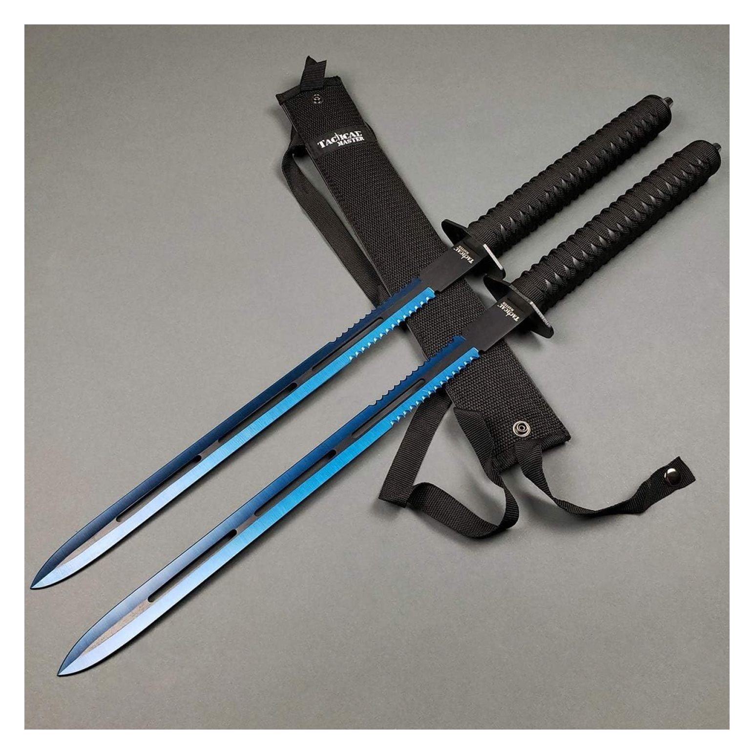 25" Fixed Blade Machetes Set. Spear Stainless Steel Blade. for Camping ...