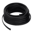 25 Ft - 1/4 In Expandable Braided Cable Sleeving, PET Cable Management ...