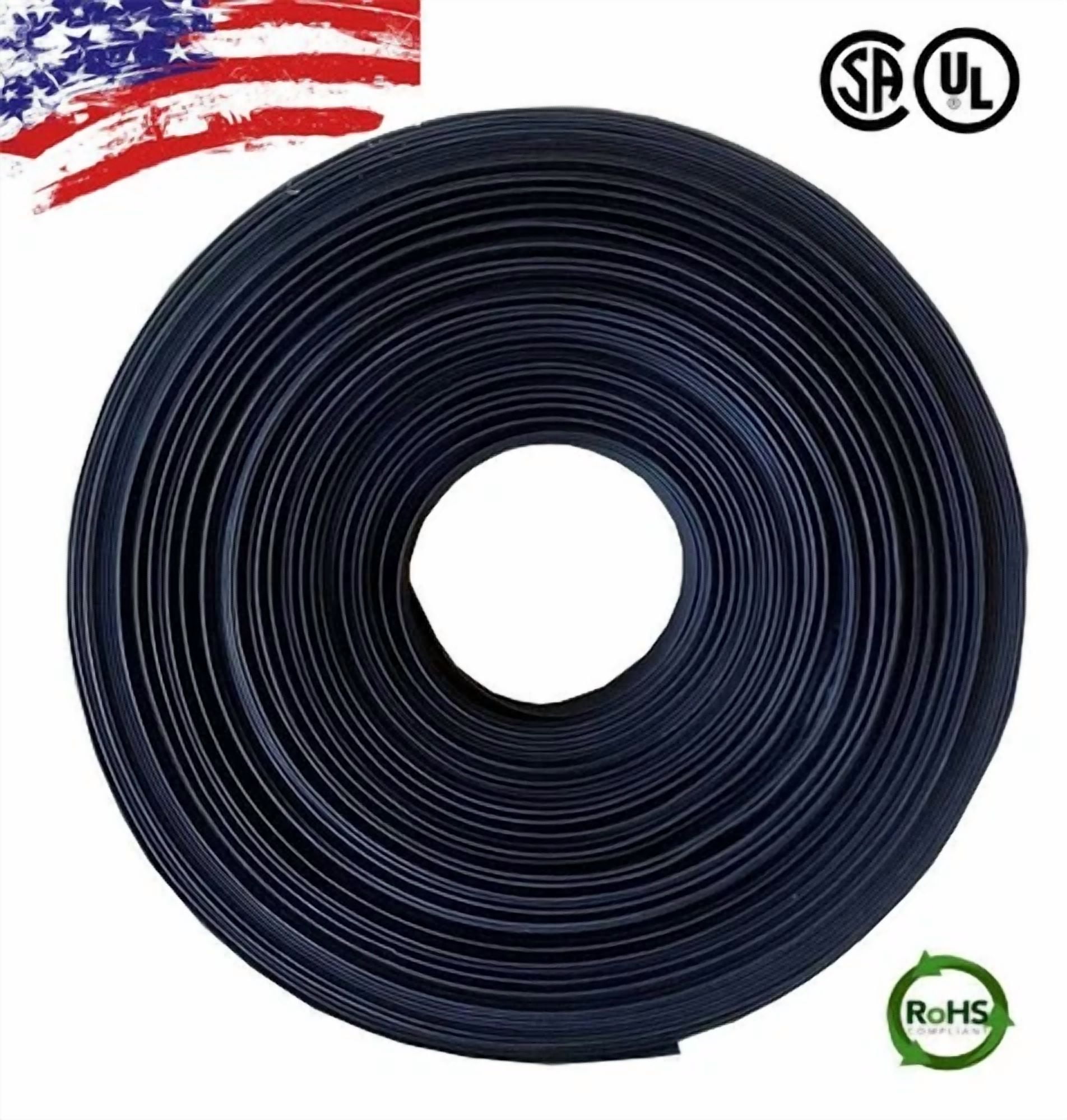 25 Ft. 25' Feet Black 5/16 8Mm Polyolefin 2:1 Heat Shrink Tubing Tube ...