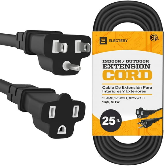 25 ft Extension Cords in Extension Cords by Length - Walmart.com