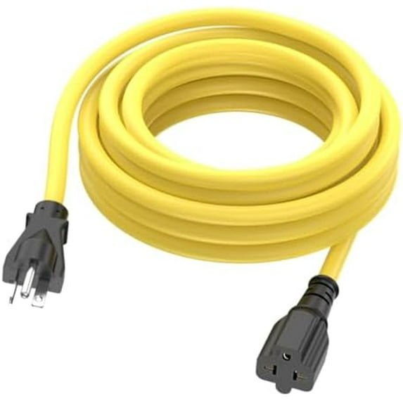 25-Ft Nema 6-20 Extension Cord 20-Amp 250V Plug Nema 6-20 Extension ...