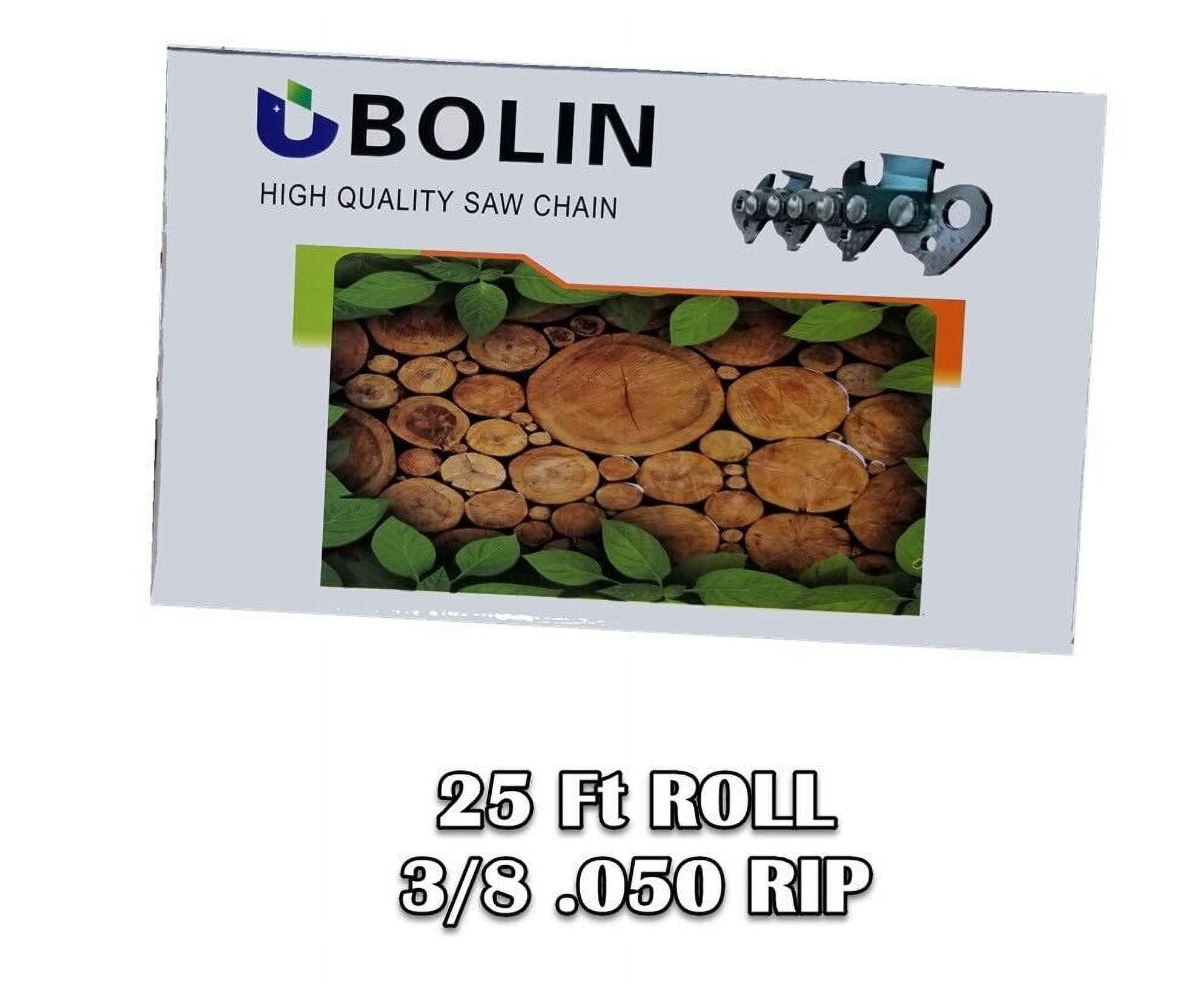 25 Ft Professional Ripping Chainsaw Chain 3/8" Pitch .050 Gauge - 15 ...