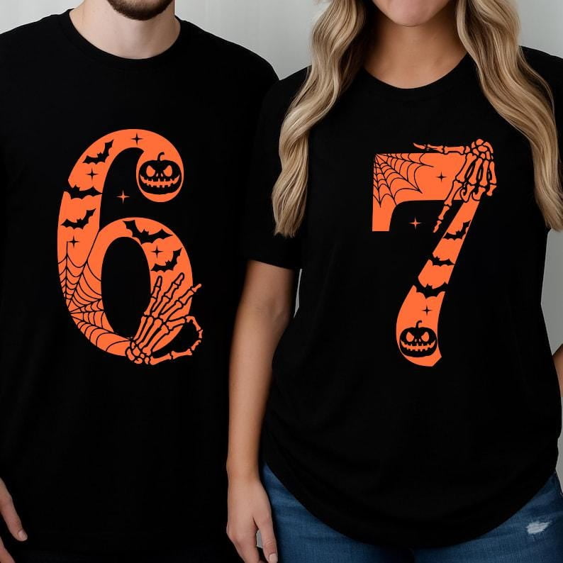 25. Funny 67 Halloween Costume Shirt: Matching T-Shirt,Trendy Tiktok ...