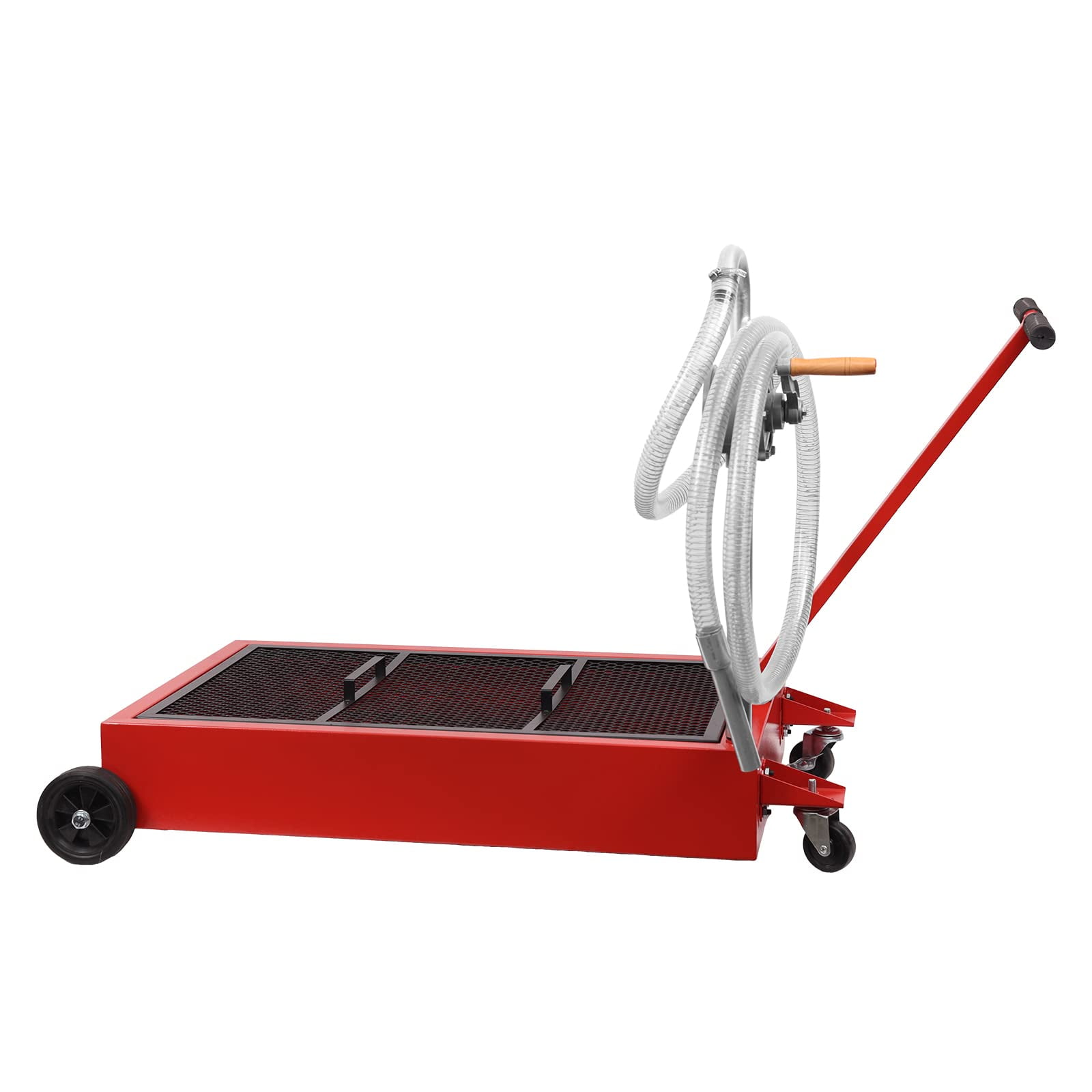 25 Gallon Oil Drain Pan, Oil Drain Tank Foldable 76L LowOil Drain Pan ...