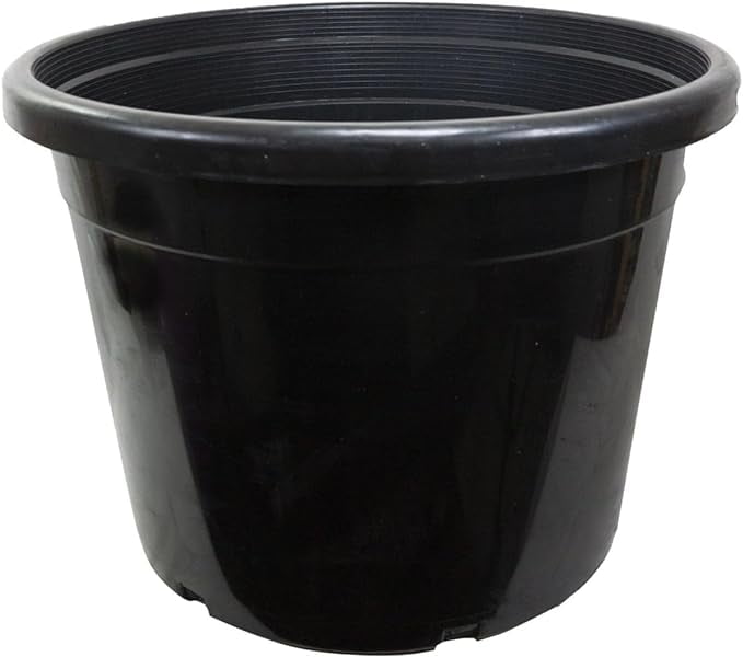 25-Gallon Premium Heavy-Duty Black Injection Molded Nursery Pots - 25 ...