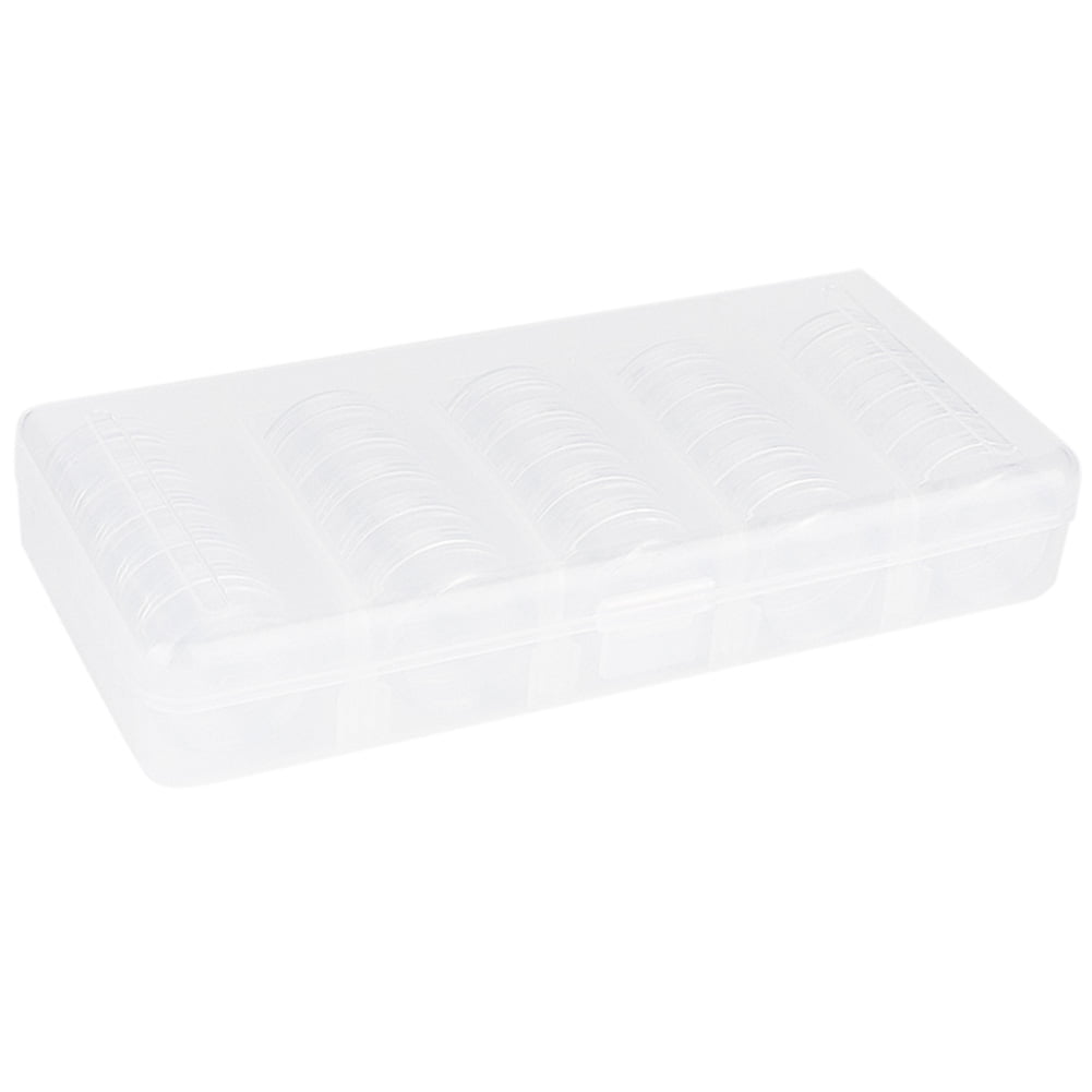 25 Girds Plastic Storage Box Transparent Practical Nail Jewelry Storage ...