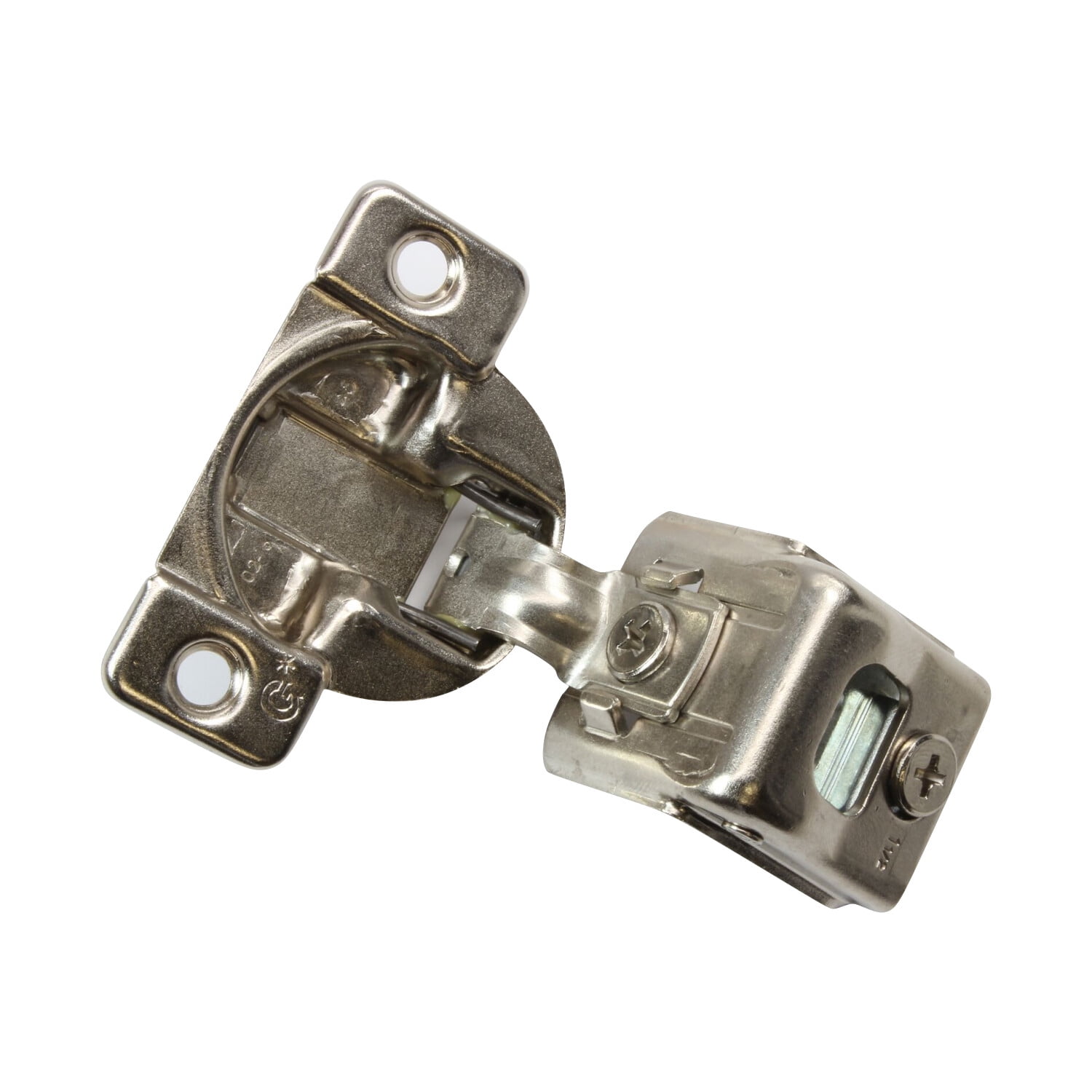 25 Grass 108 Deg 1-1/2" Overlay Self Close Screw Compact Cabinet Hinge ...