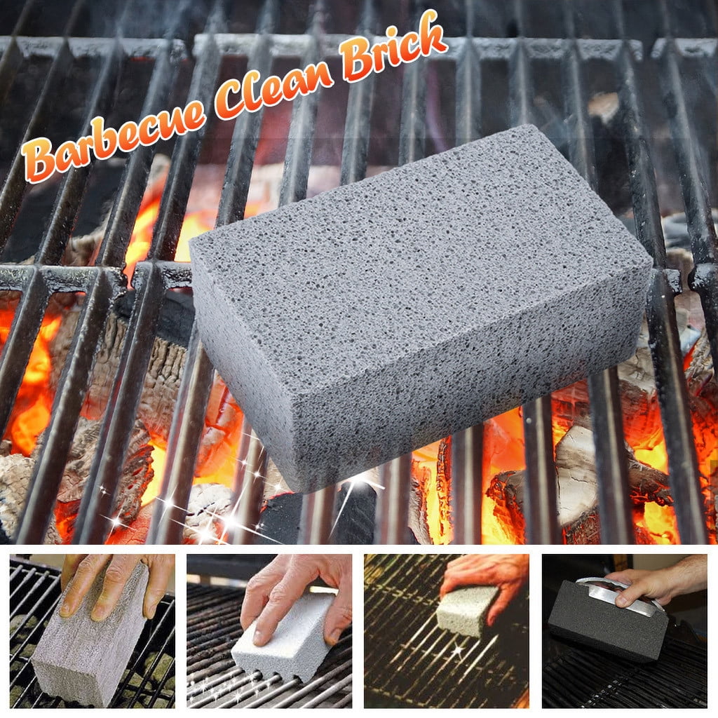 Under 25, Grill Brick Cleaner BBQ Scraper, Natural Stone, BBQ Barbecue ...