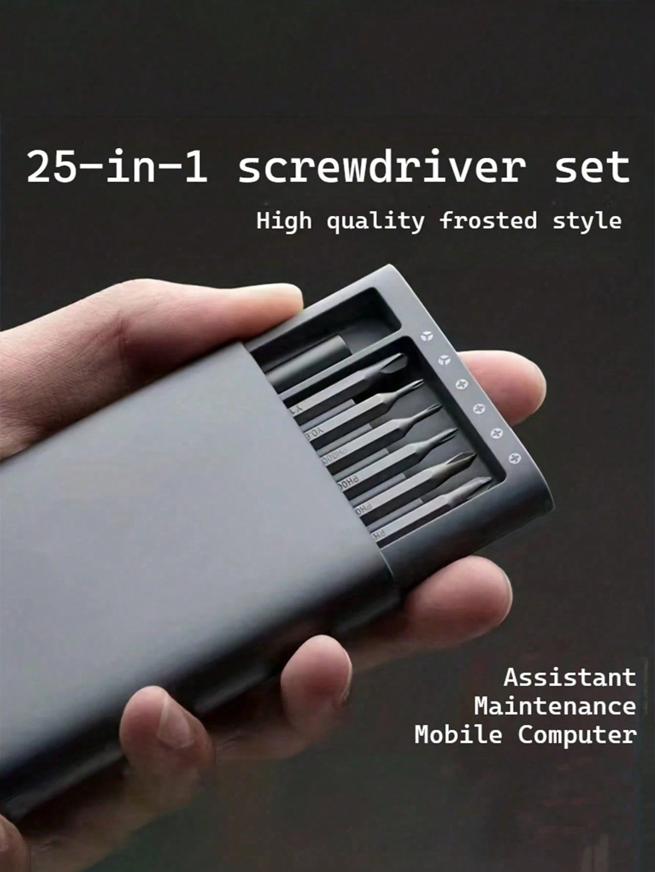 25-In-1 Precision Screwdriver Kit - Bearing Steel Magnetic Mini Repair ...