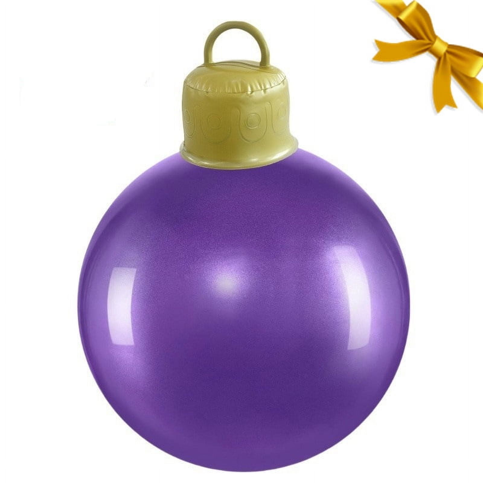 25 Inch Inflatable Christmas Ball Ornaments Light up PVC Outdoor ...