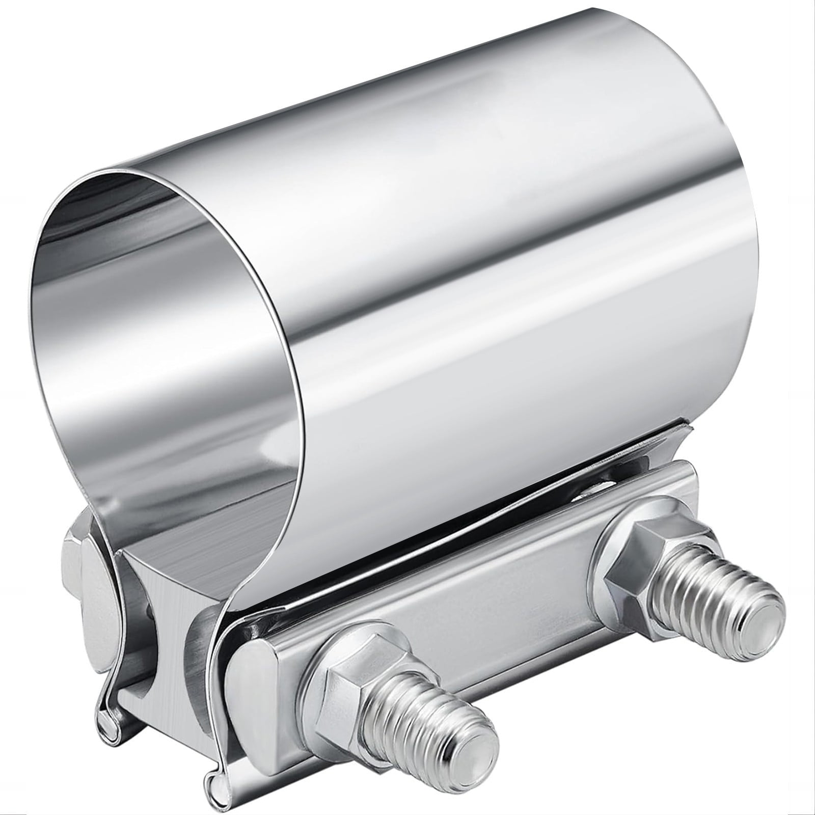 25 Inch Lap Joint Exhaust Band Clamp Connector Stainless Steel High ...