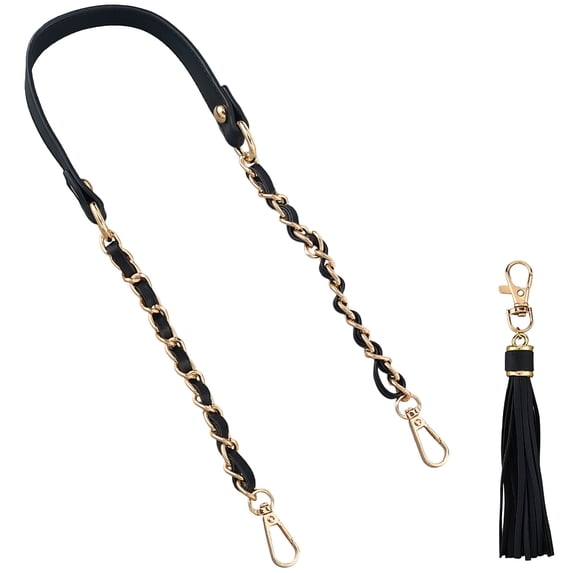 25 Inch PU Leather Handbag Handle with Tassel Pendant Microfiber ...