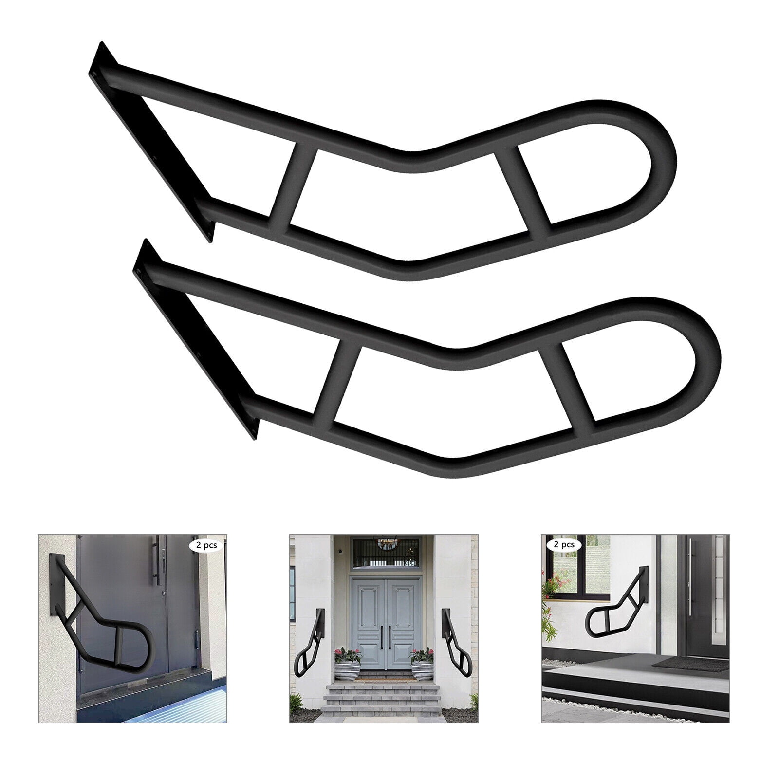 25 Inch Stainless Steel U-Shaped Wall Handrail for Steps - Walmart.com