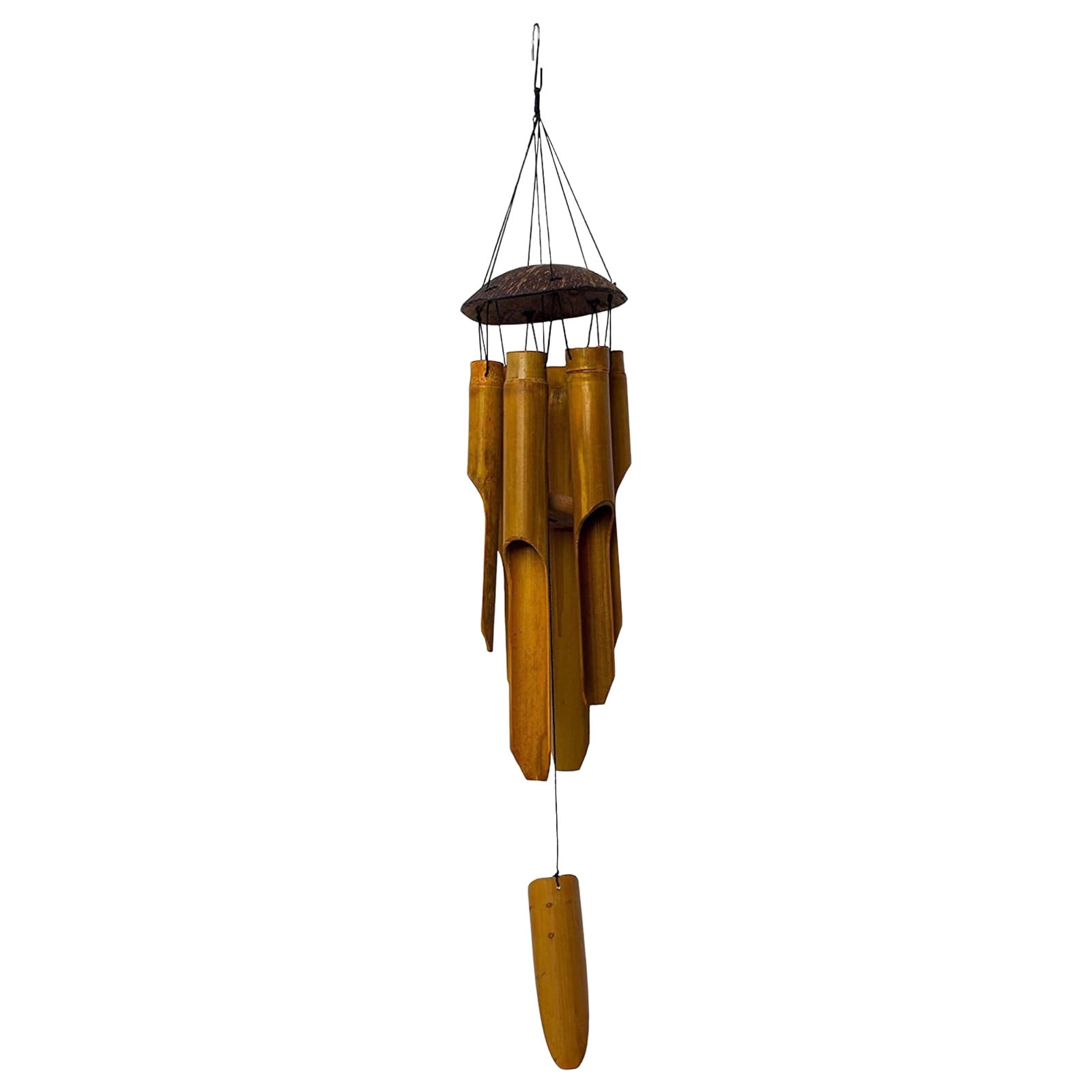 25 Inch Wooden Wind Chimes Outdoor Weatherproof Deep Tone Windchimes ...