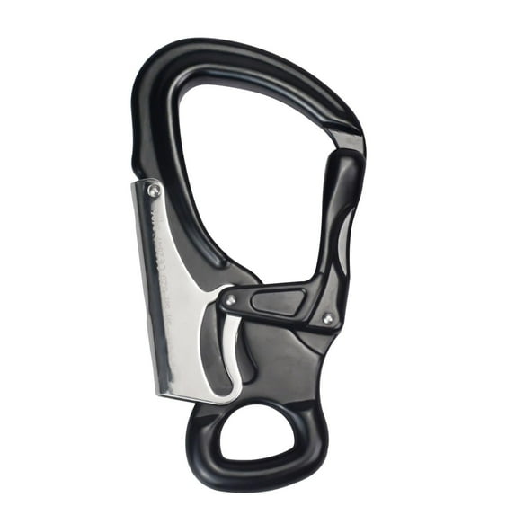 25 KN Aluminum Snap Hook, Lightweight Double Lock Captive Eye Forged ...