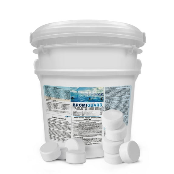 25 LBS 1 inch Bromine Tablet for Spa, Hot Tubs or Swimming Pool ...