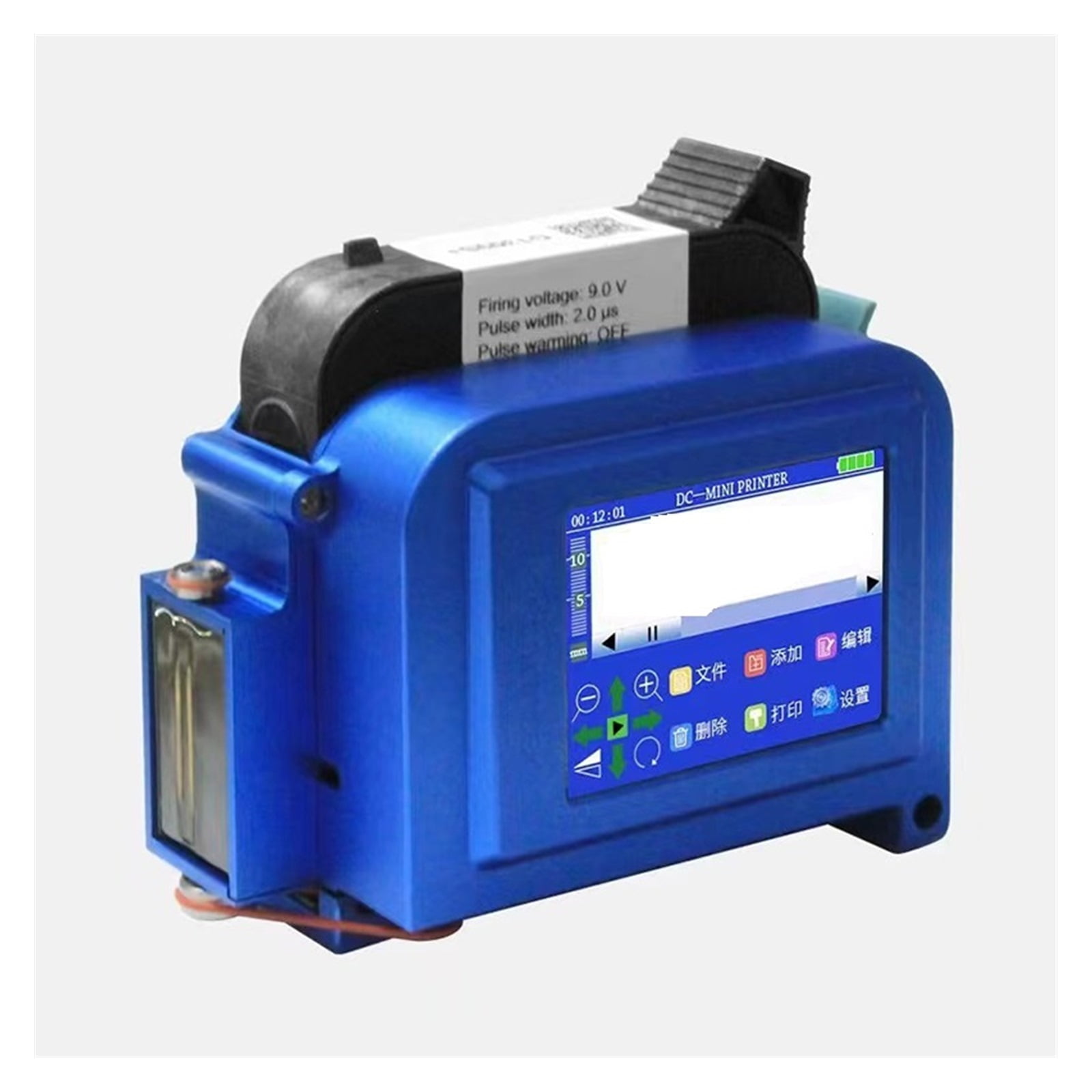 25 Language 12.7mm Logo QR Code Serial Number Portable Date Printer ...