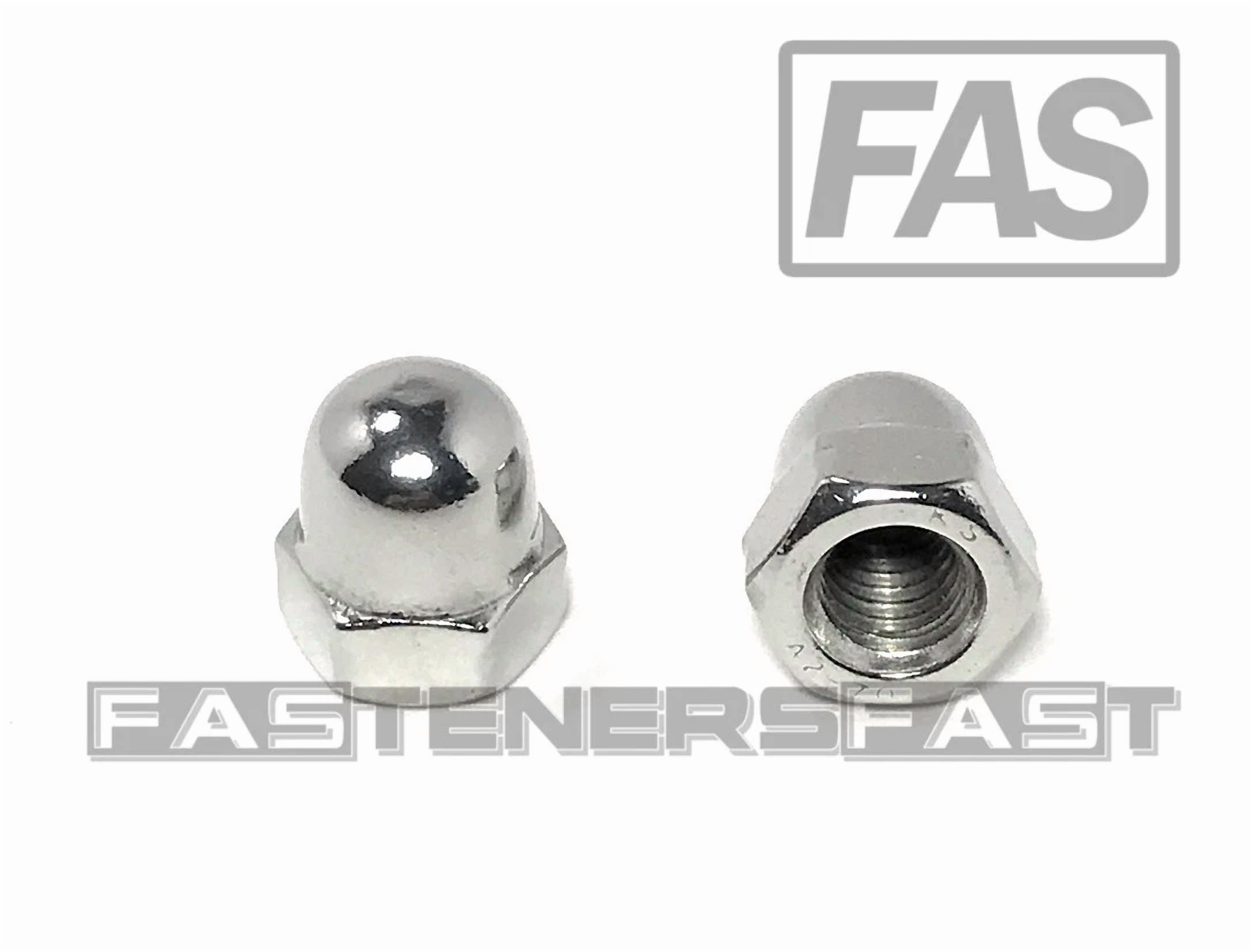 (25) M6-1.0 Stainless Steel Hex Acorn Cap Nuts Din1587 6Mm (25 Pieces ...